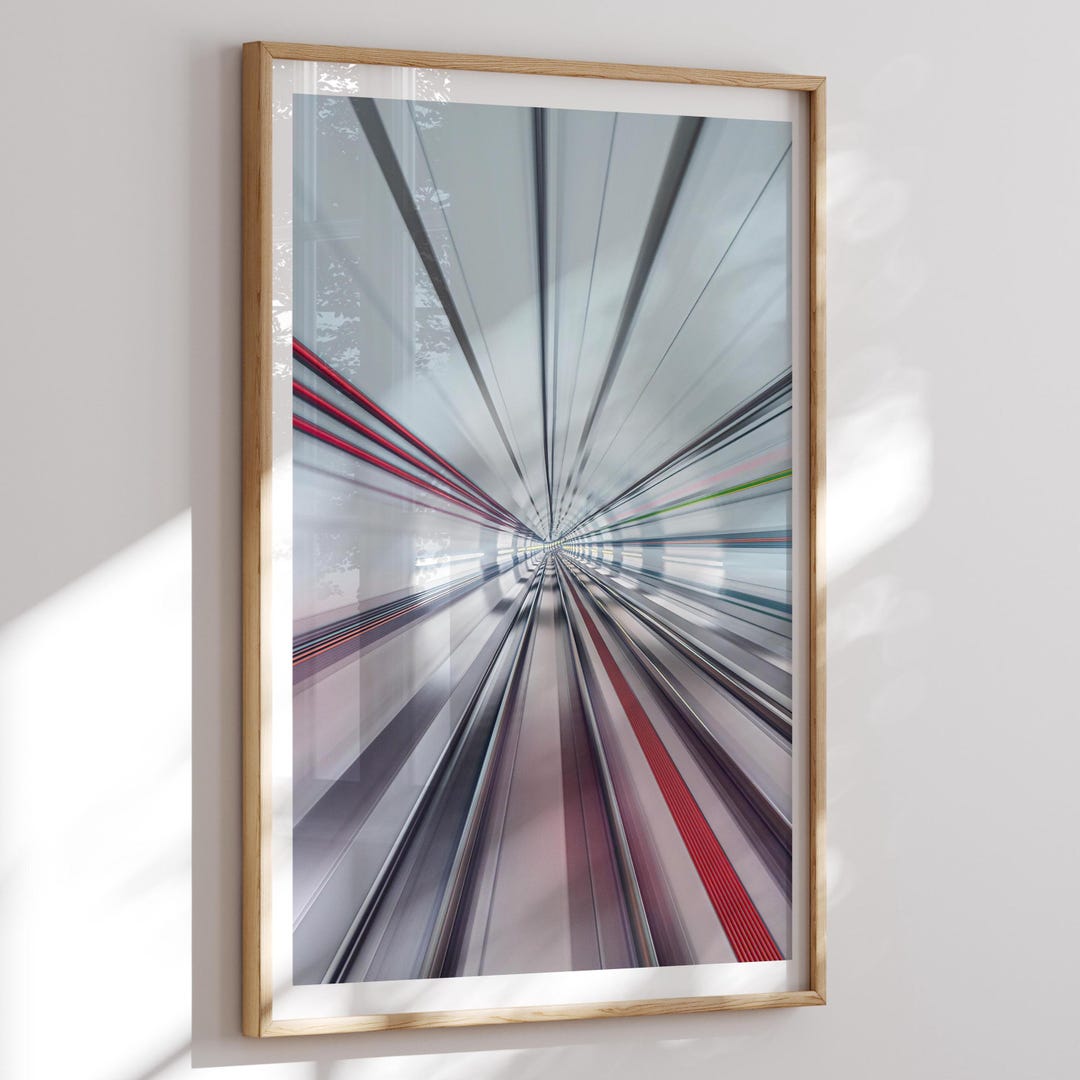 Barcelona Metro Abstract Long Exposure Fine Art Photography Print ...