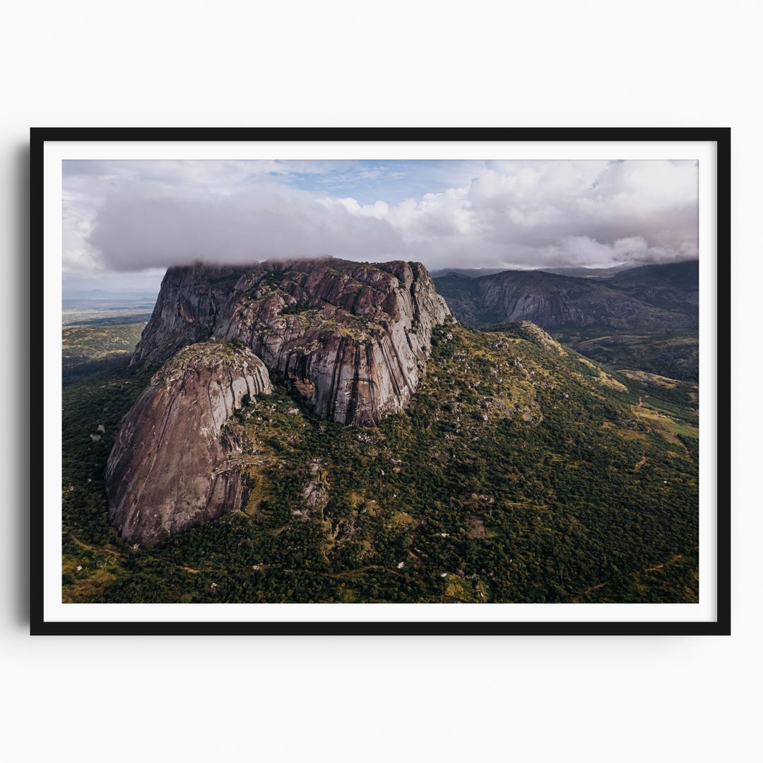 Angola Photo Print, Waku Kungo Art, Angola Wall Art, Aerial Landscape ...