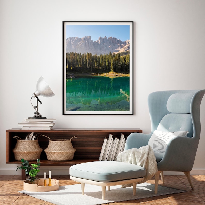 Lago Di Carezza Dolomites Fine Art Photography Print, Emerald Alpine ...