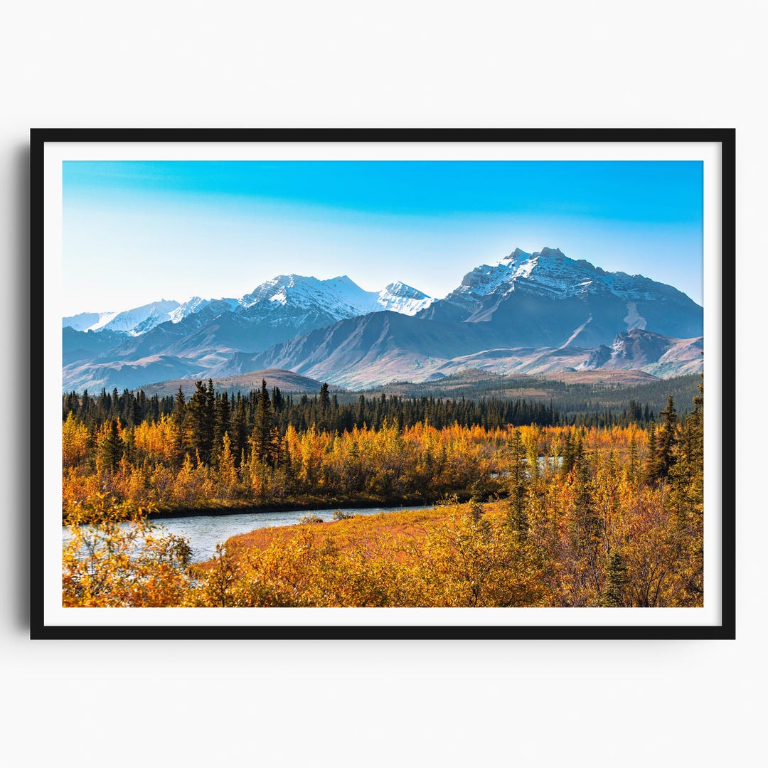 Denali National Park Photo Print, Denali Wall Art, Fall Landscape ...