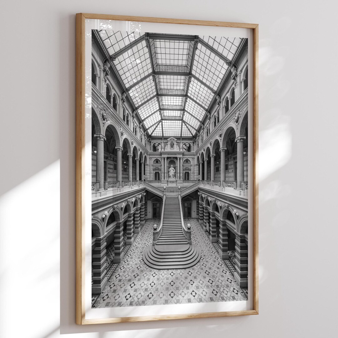 Vienna Justizpalast Interior Fine Art Photography Print, Symmetry ...