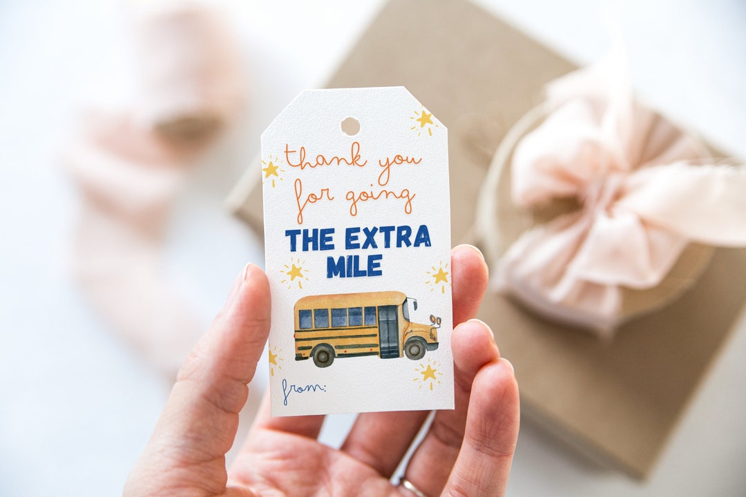 Back to School Printable Digital Tag for Bus Driver Instant Download ...