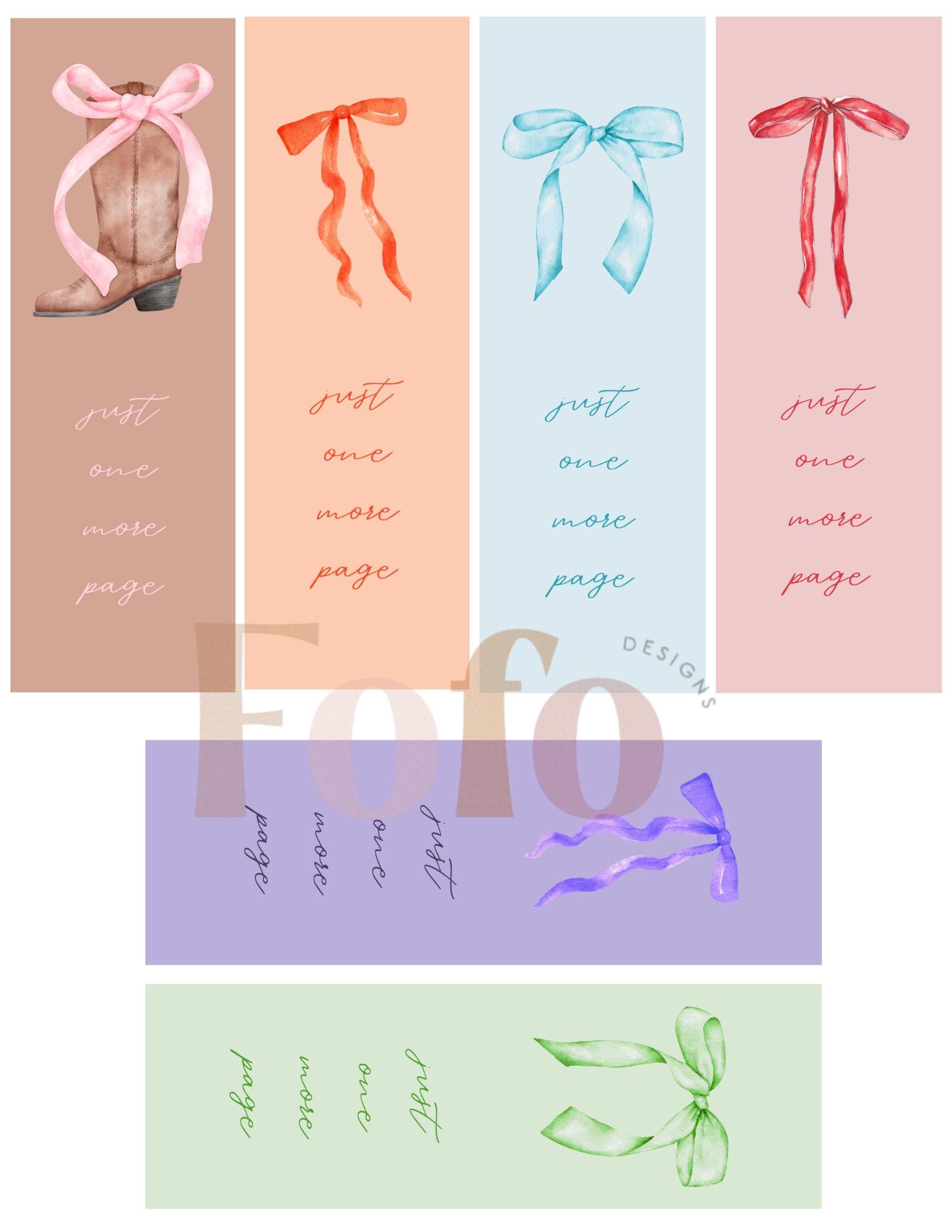 Coquette Bow Bookmark Bow Bookmark for Teen / Aesthetic Bookmark for ...