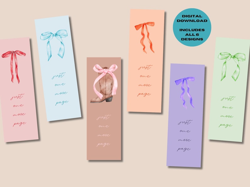 Coquette Bow Bookmark Bow Bookmark for Teen / Aesthetic Bookmark for ...