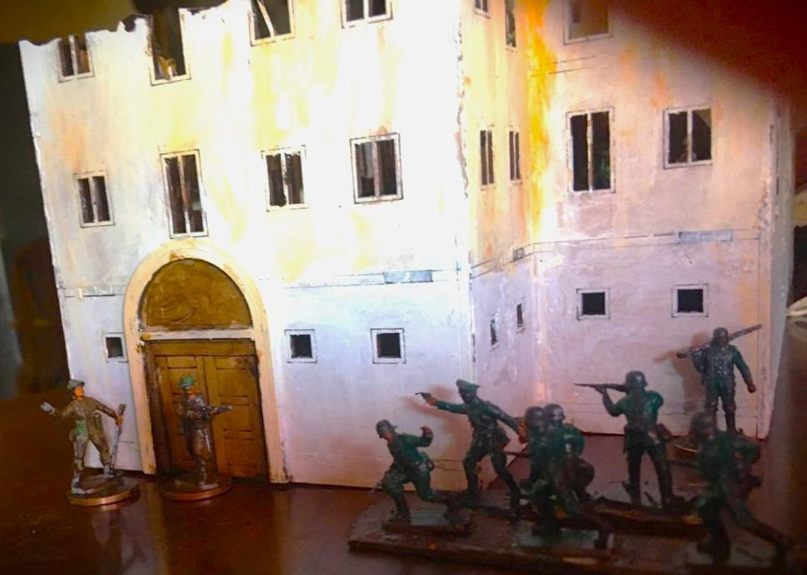 A Diorama Play Set A. MEDIEVAL PALACE -castle or Monastery,,or Other at ...
