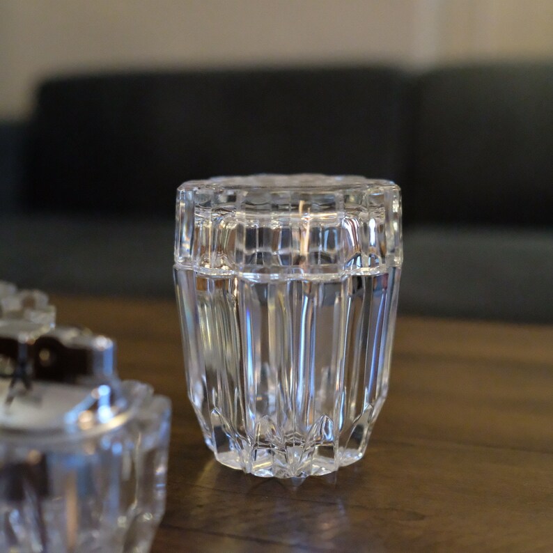 80s Mikasa Crystal 4 Piece Table Lighter Set With Original Box Made in ...