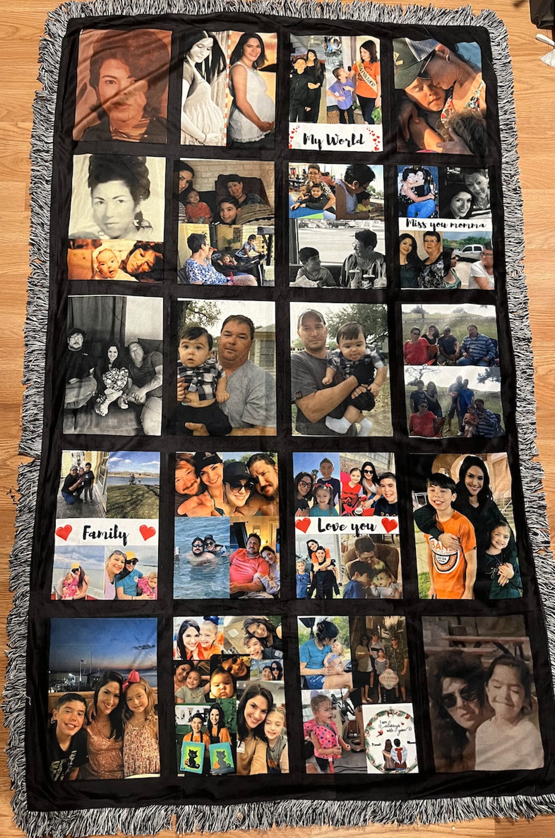 Personalized Memory Blanket - Etsy