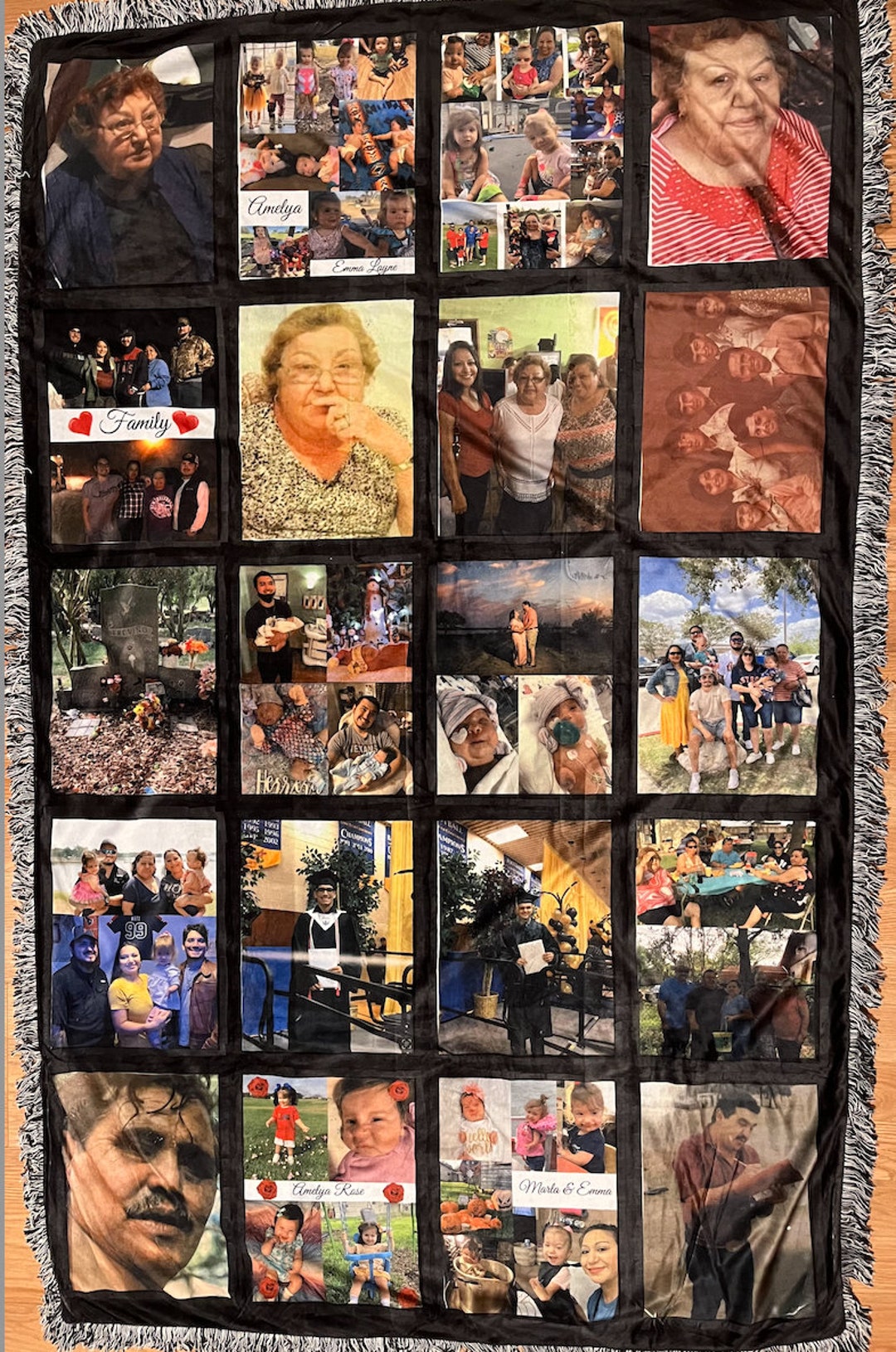 Personalized Memory Blanket - Etsy