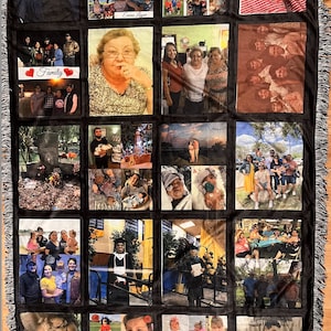 Personalized Memory Blanket - Etsy