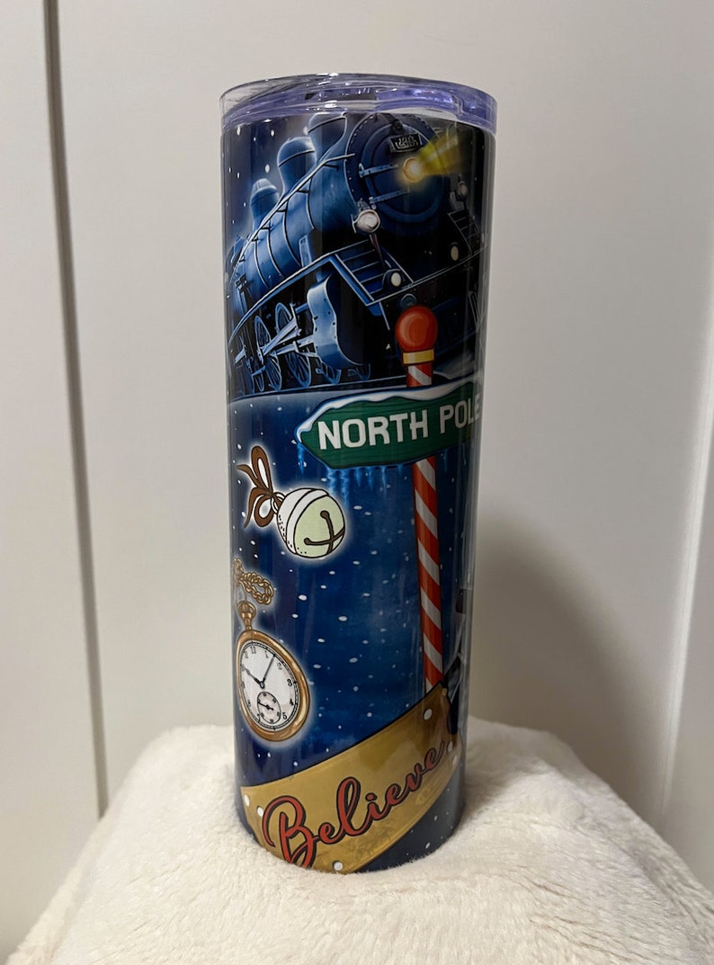 Polar Express Christmas Tumbler - Etsy