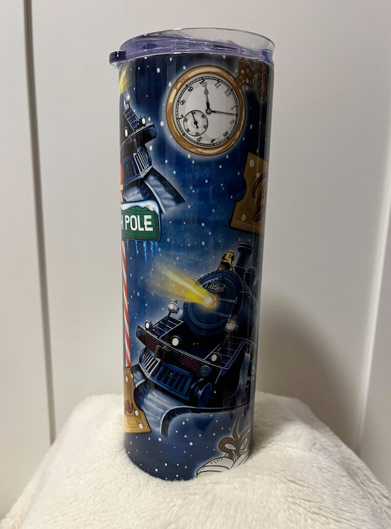 Polar Express Christmas Tumbler - Etsy