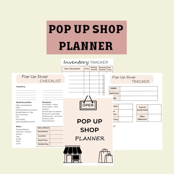 Small Business Pop up Flyers - Etsy