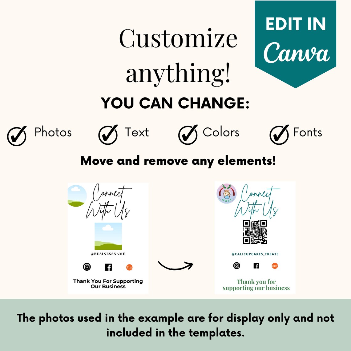 Editable Pop up Shop Bundle, QR Code Sign, Canva Templates, Pop up Shop ...