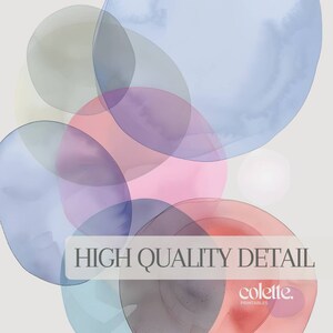 Blue Bubbles Abstract Painting Modern Colorful Circle Wall Art ...