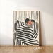 Woman in Stripes Abstract Painting | PRINTABLE Wall Art |digital ...