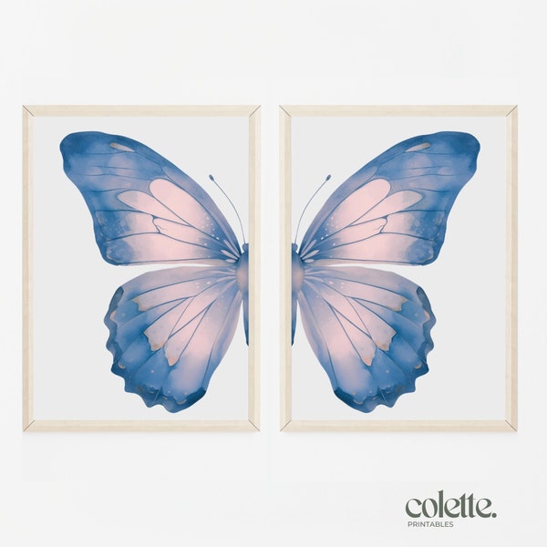 Split Butterfly Art - Etsy