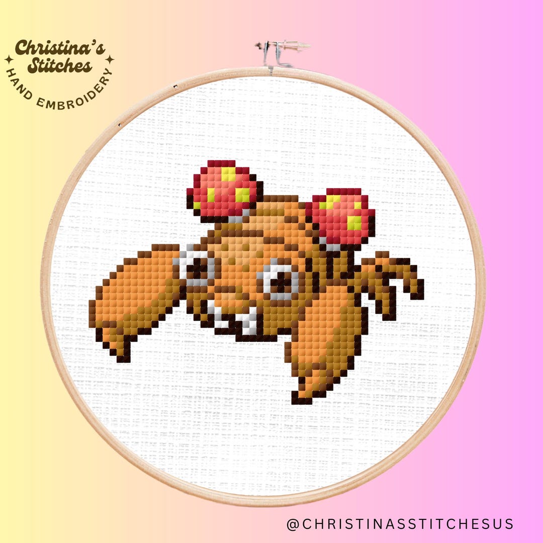 Paras Pokemon Cross Stitch Pattern | Retro Pixel Art (digital PDF ...