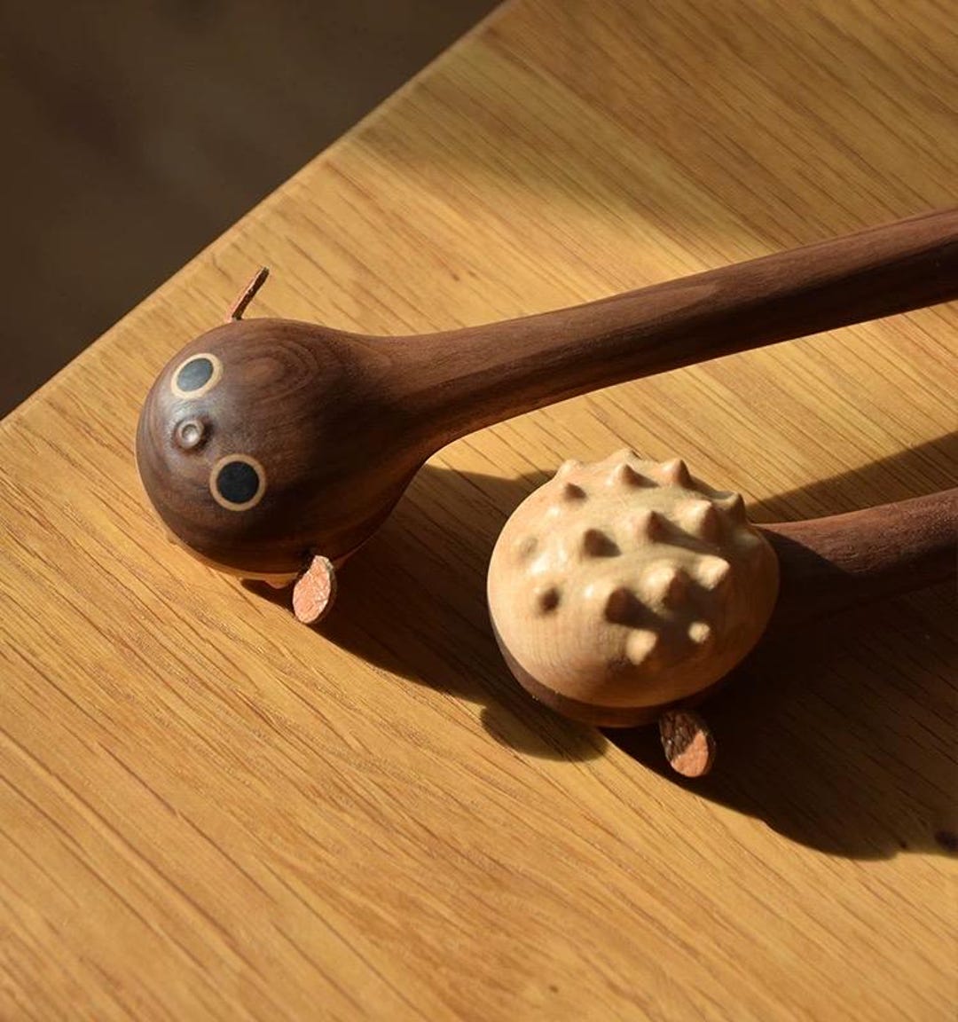 Handmade Back Scratcher, Globe Fish Shape, Premium Wood, Luxurious Gift ...