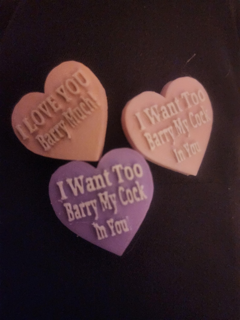 Barry Wood Figurine Holding A – Customizable Heart With Saying's Like ...