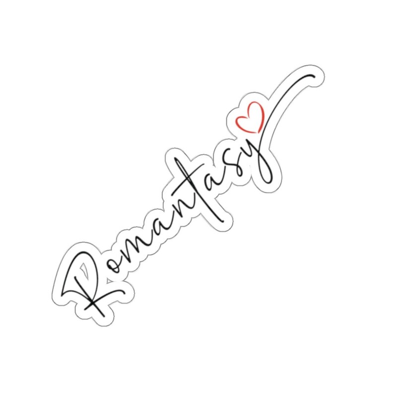 Romantasy Sticker, Bookish Kiss-cut Stickers, Fantasy and Romance ...