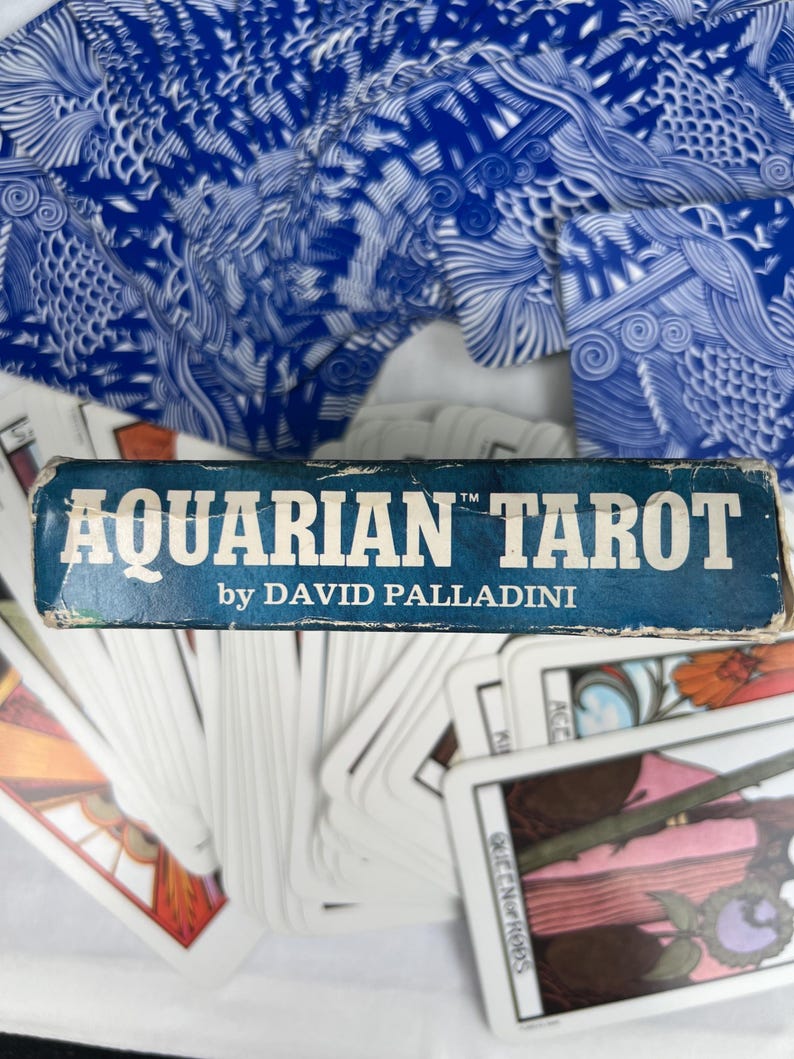 Aquarian Tarot Deck – Belgium Printing – 1970 Artwork, 1993 Edition ...