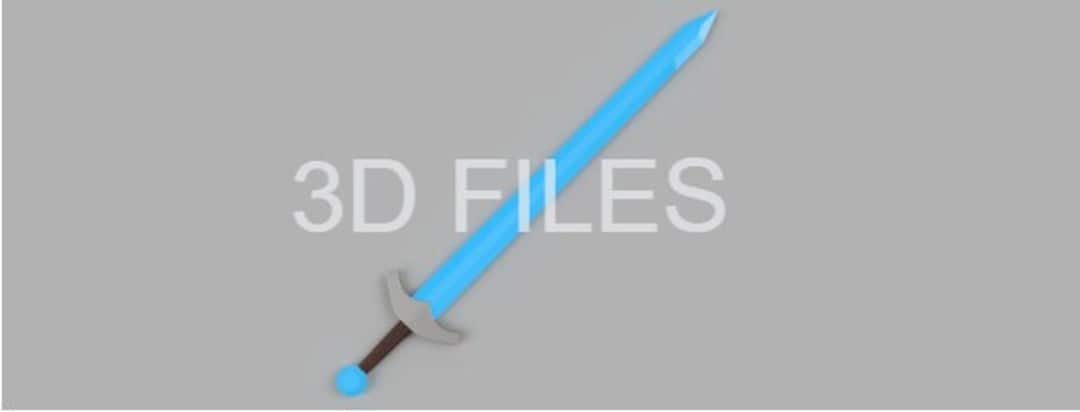 Crystal Sword Cosplay 3D Files - Etsy