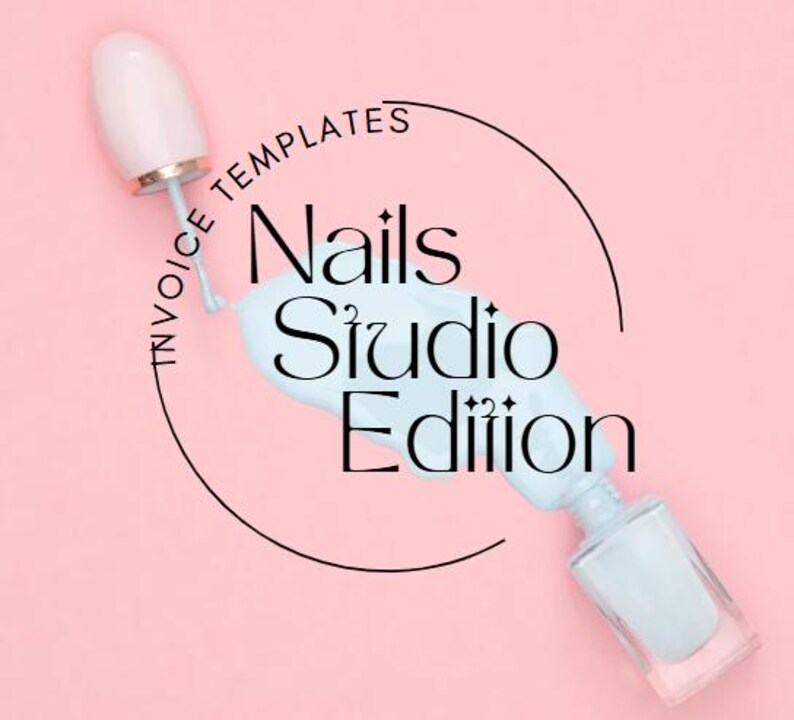 Nail Salon Invoice Template | Elegant and Professional | Editable ...