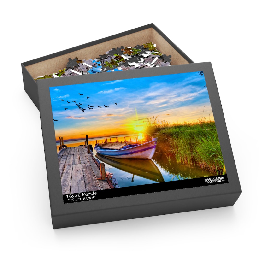 Sunset Puzzle 120, 252, 500-piece - Etsy