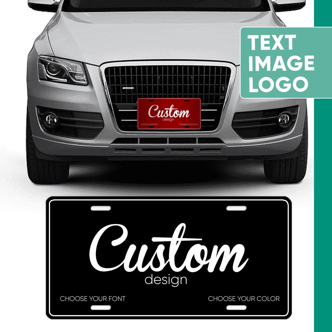 Personalized License Car Plate Tag, Custom Plate, Car Tags, Customized ...