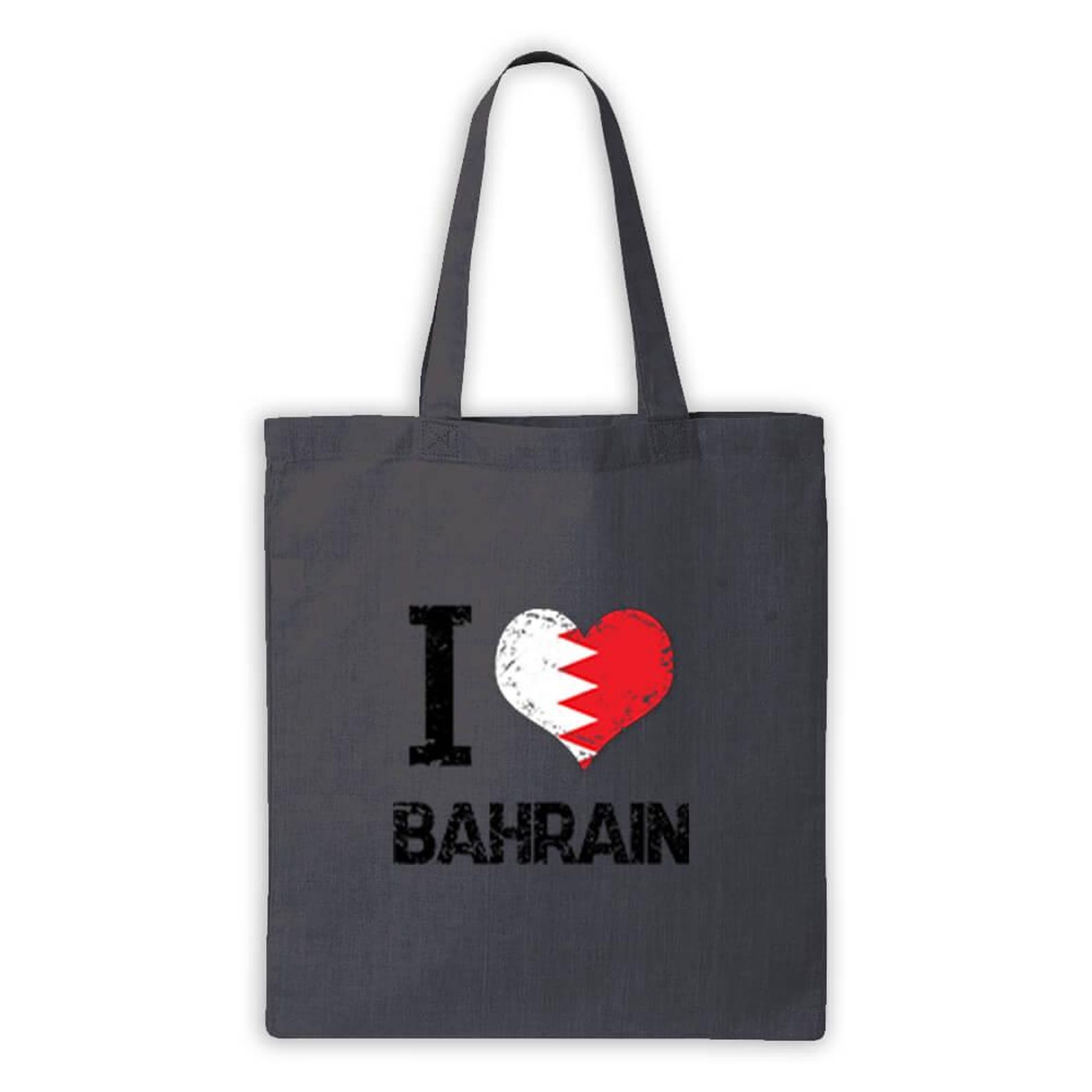 I Love Bahrain Standard Tote Bag Heart Flag Country Crest Gift Bahraini ...