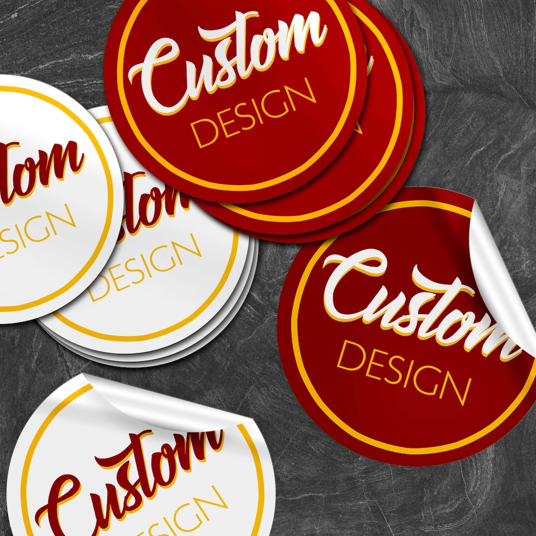 Personalized Vinyl Stickers Bulk Custom Special Order Customer Request ...