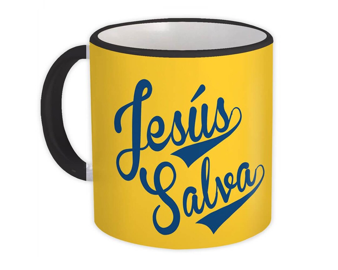 Jesus Salva Mug Gift Spanish Espanol Evangelica Christian Cristiana ...
