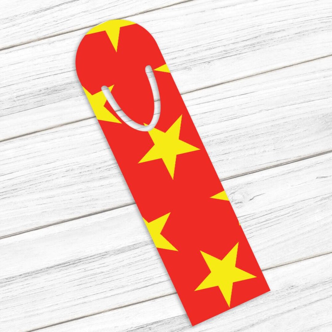 Seamless Vietnamese Flag Vietnam Bookmark Slim Aluminum Gift - Etsy