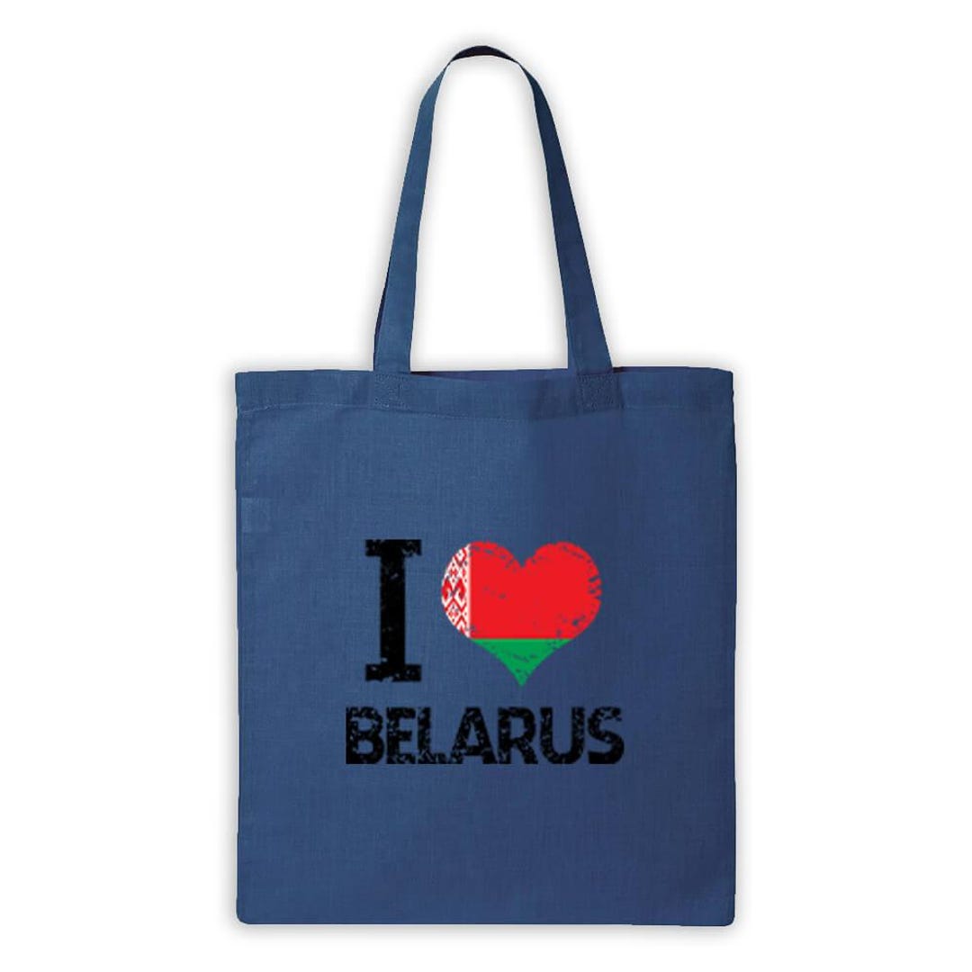 I Love Belarus Standard Tote Bag Heart Flag Country Crest Gift ...