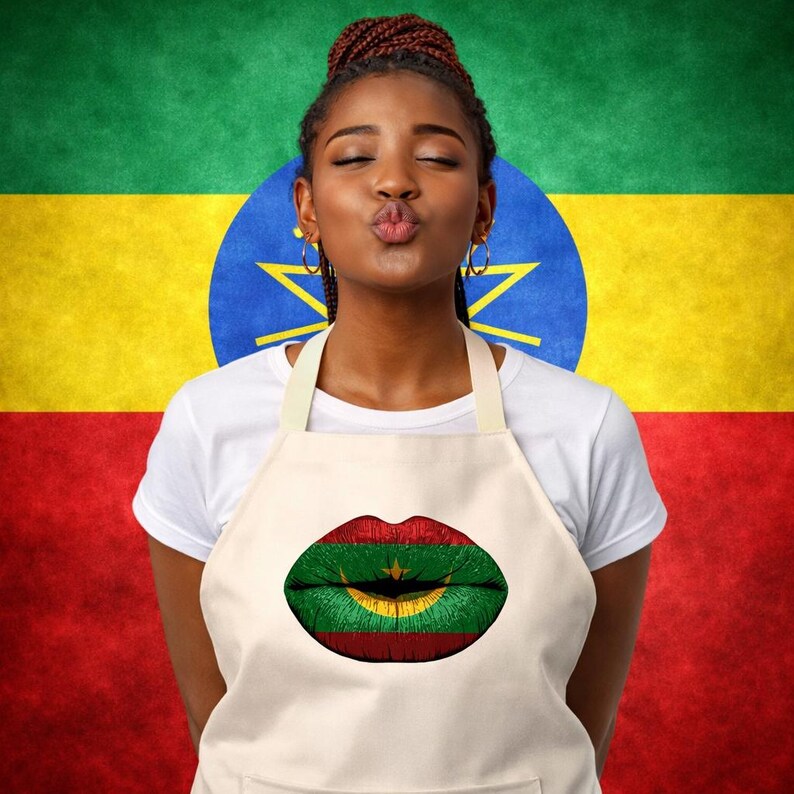 Lips Belizean Flag Apron Gift Belize Expat Country for Her Woman ...
