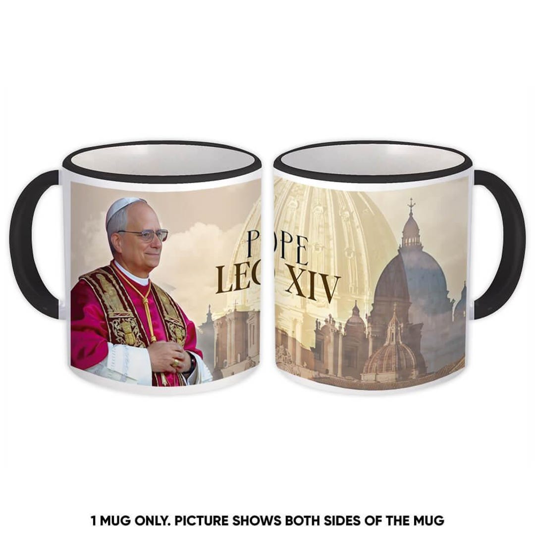Pope Leo XIV Catholic Church Mug Gift Religious Vatican - Etsy