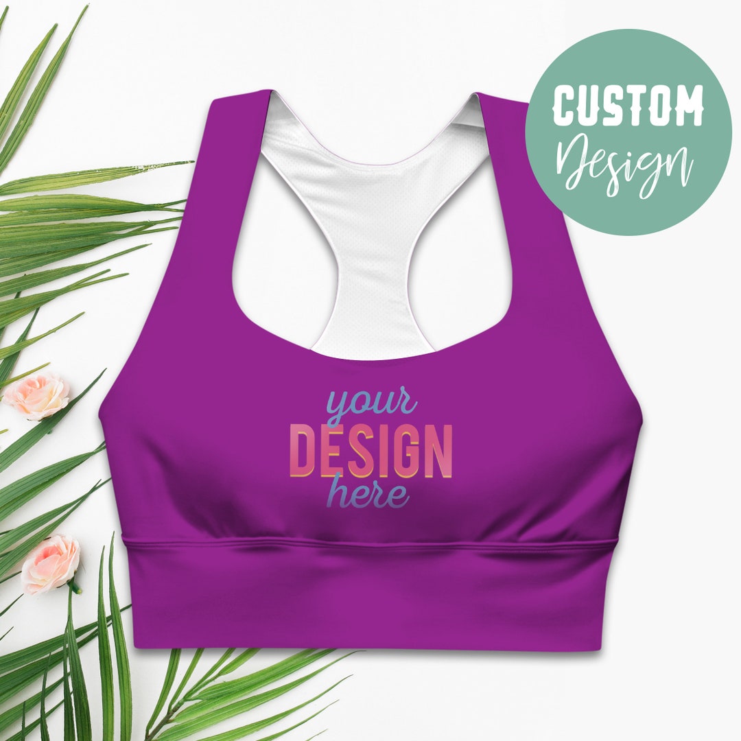 Personalized Sport Bra, Custom Bras, Gym Bra, Exercise Yoga Clothing ...