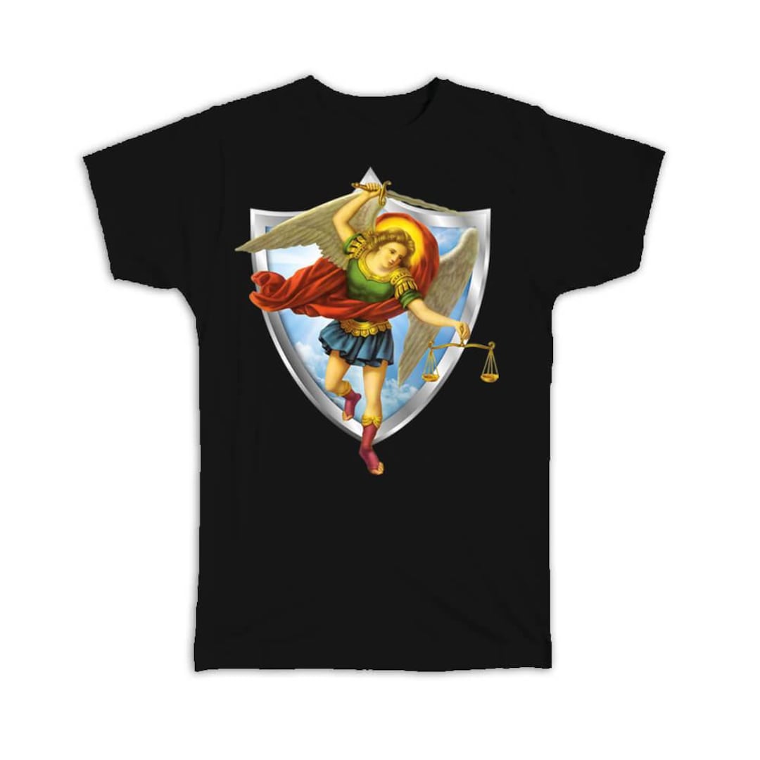 St Michael the Archangel T-shirt Gift Angel Catholic Religious Saint - Etsy
