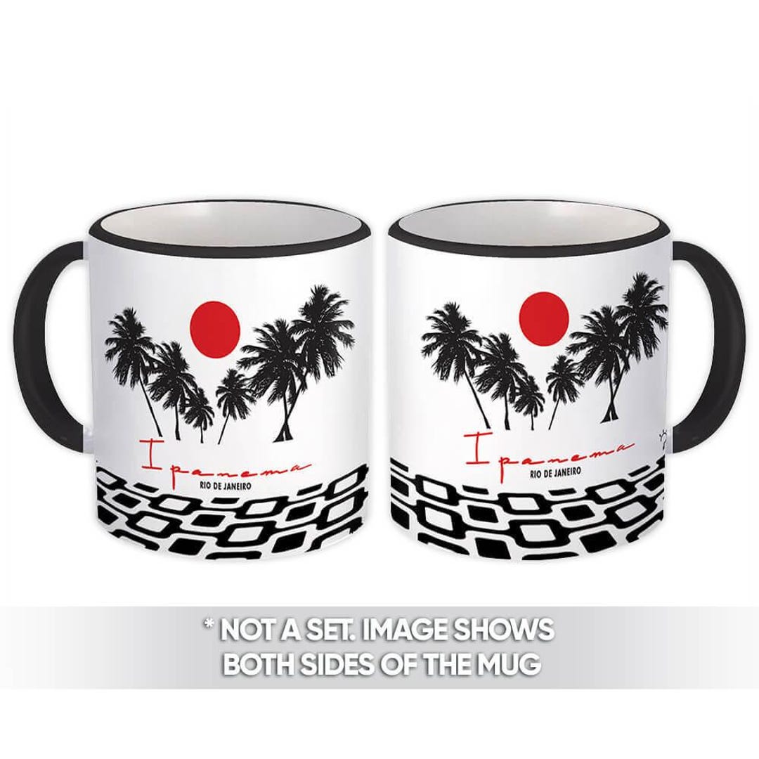 Rio De Janeiro Ipanema Mug Gift Brazil Brasil Souvenir Cup - Etsy