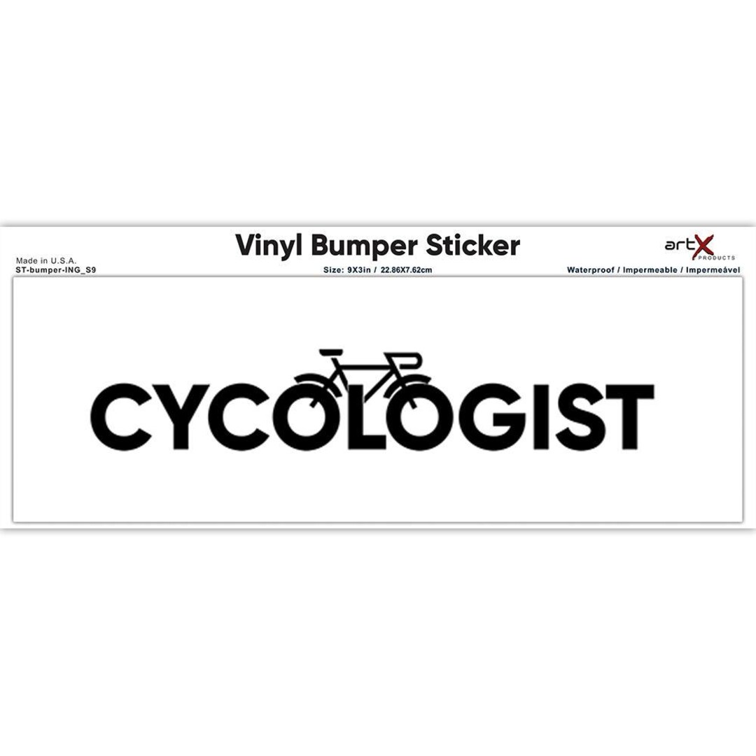Cycologist Sticker Gift Bike Bicycle Therapy Sport Physicology - Etsy