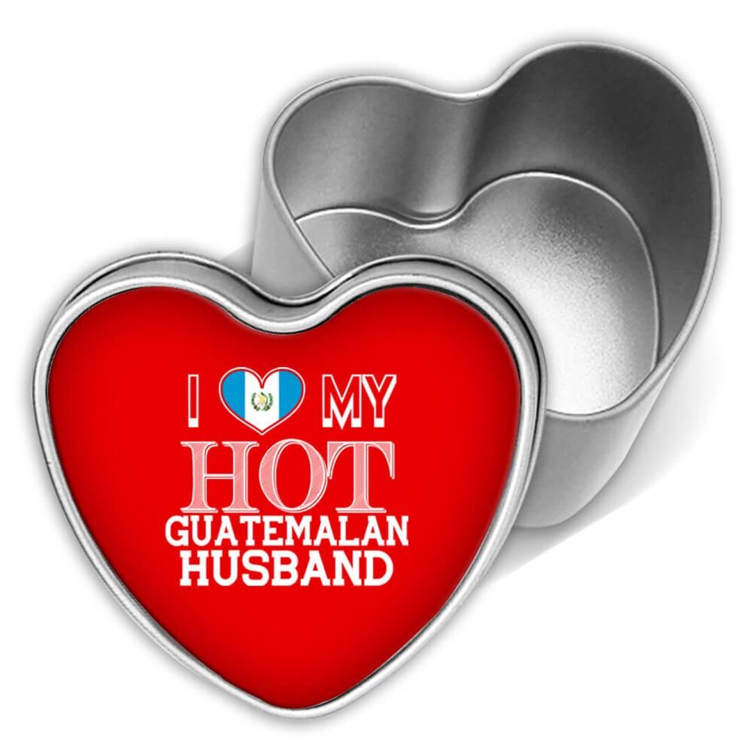 I Love My Hot Guatemalan Husband Gift Heart Guatemala Flag Country ...