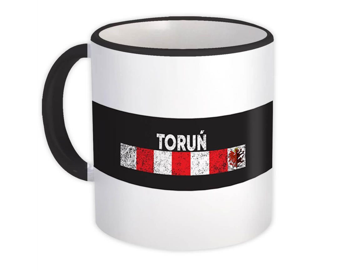 Torun Coat of Arms: Polish Mug Gift Poland Crest Retro Flag Expat Vintage - Etsy