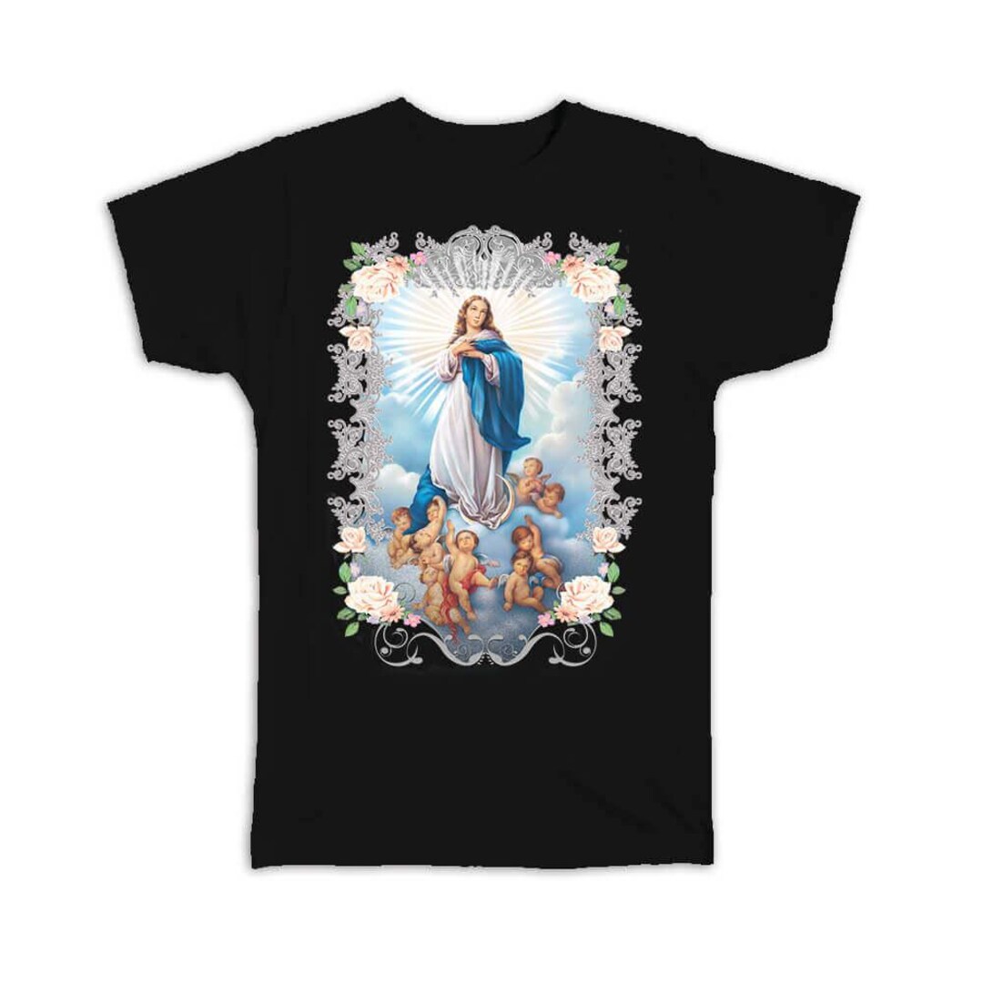 Our Lady of Immaculate Conception T-shirt Gift Catholic Virgin Saint ...
