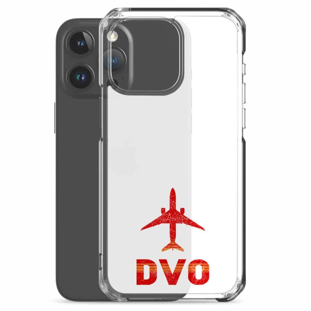 Philippines Bangoy Airport Davao DVO iPhone Clear Case Gift Travel ...