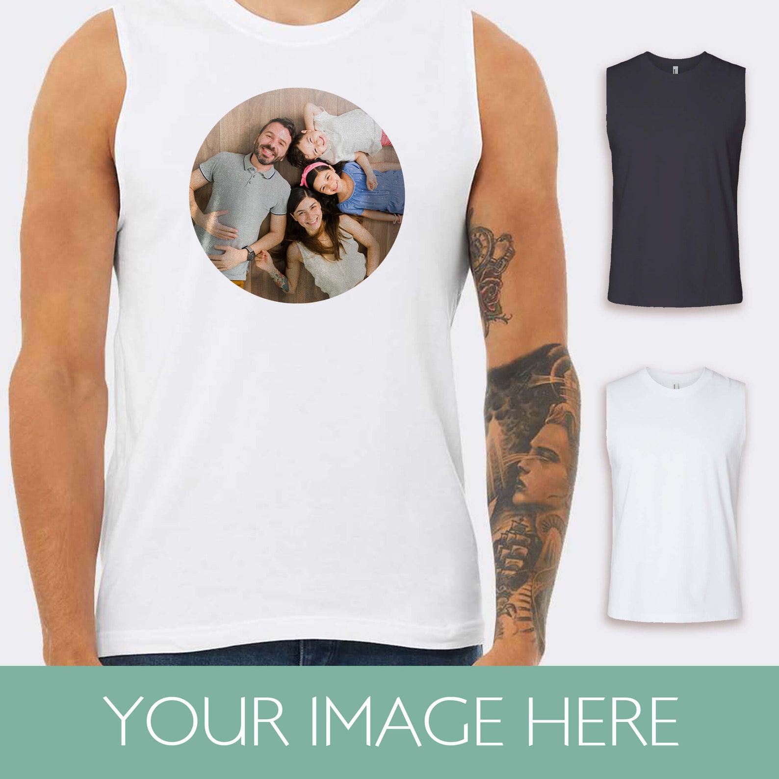 Personalized Muscle Shirt Customized Muscle Shirt Gym Sport Team ...