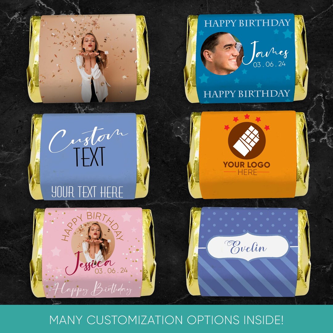 30 Personalized Vinyl Nugget Label Sticker Bulk Custom Label Wrap ...