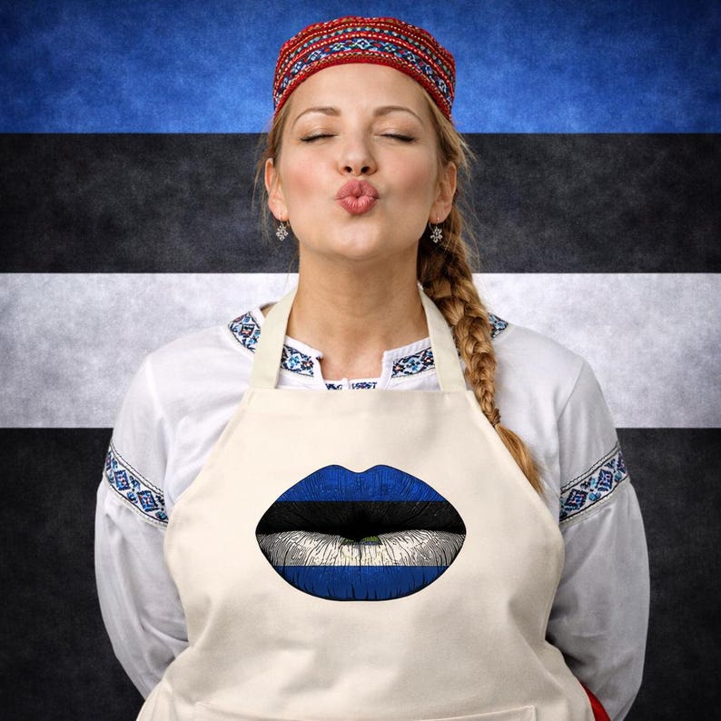 Lips Bruneian Flag Apron Gift Brunei Darussalam Expat Country for Her ...
