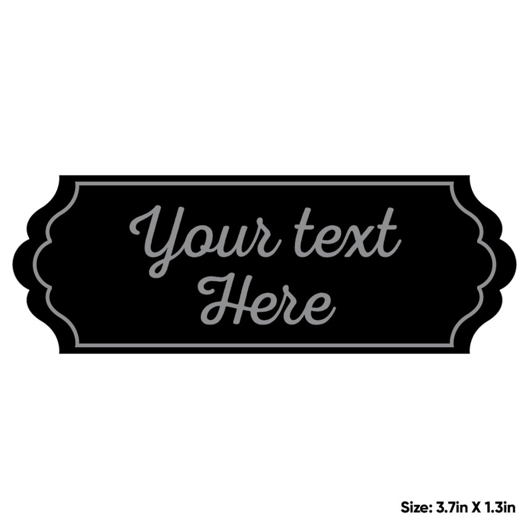 Customized Textured Banner Trim Chalkboard Sticker Bulk Pantry Organize ...