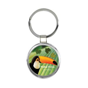 Toucan Gift Round Keychain Bird Tropical Animal Pura Vida Costa Rica - Etsy