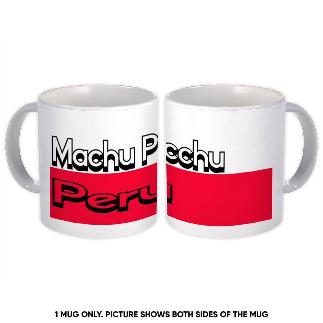 Machu Picchu Peru Mug Gift Rectangle Graphic - Etsy